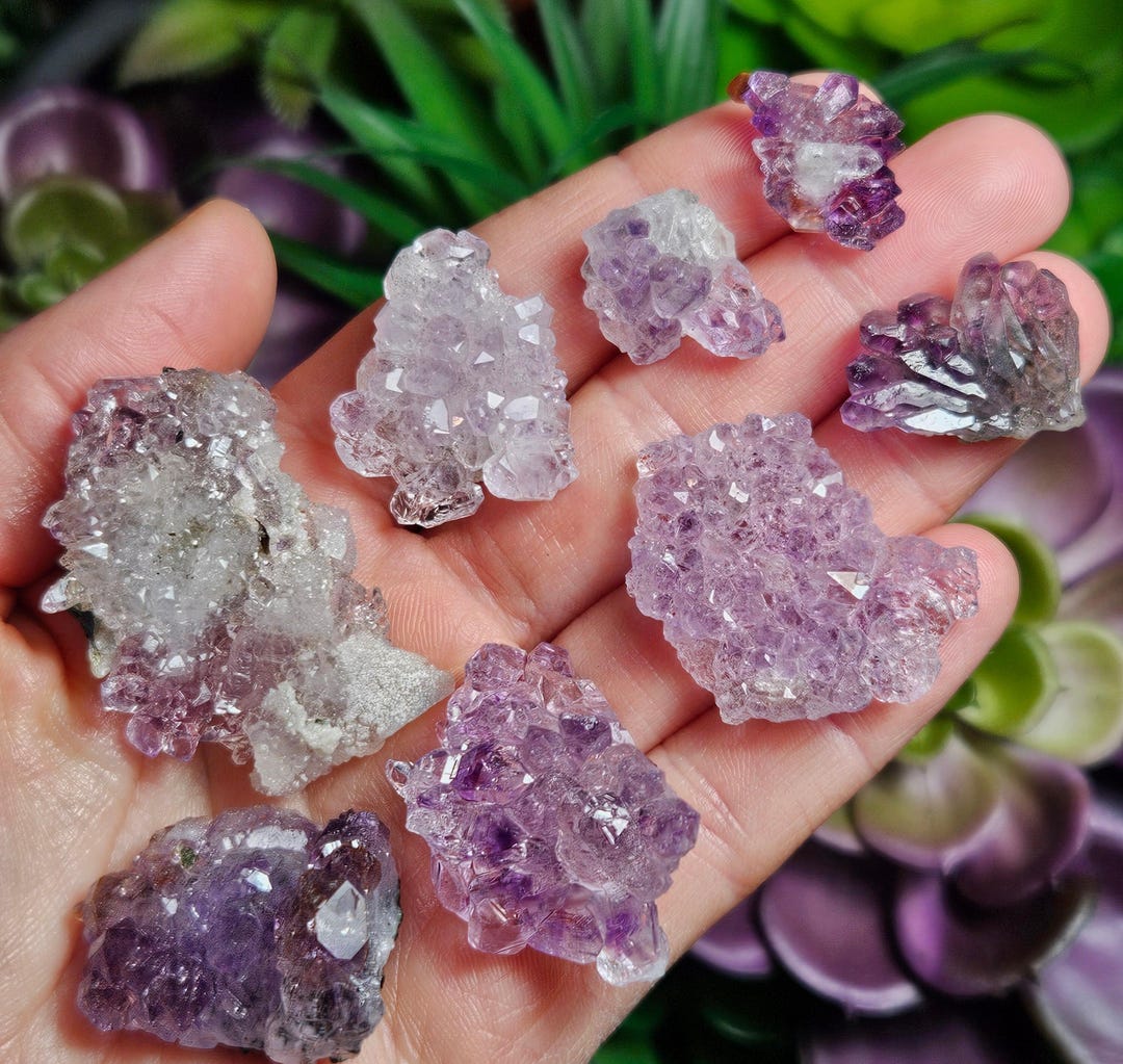 Flower Amethyst Crystal - Indian Amethyst - Flower Amethyst - Amethyst ...