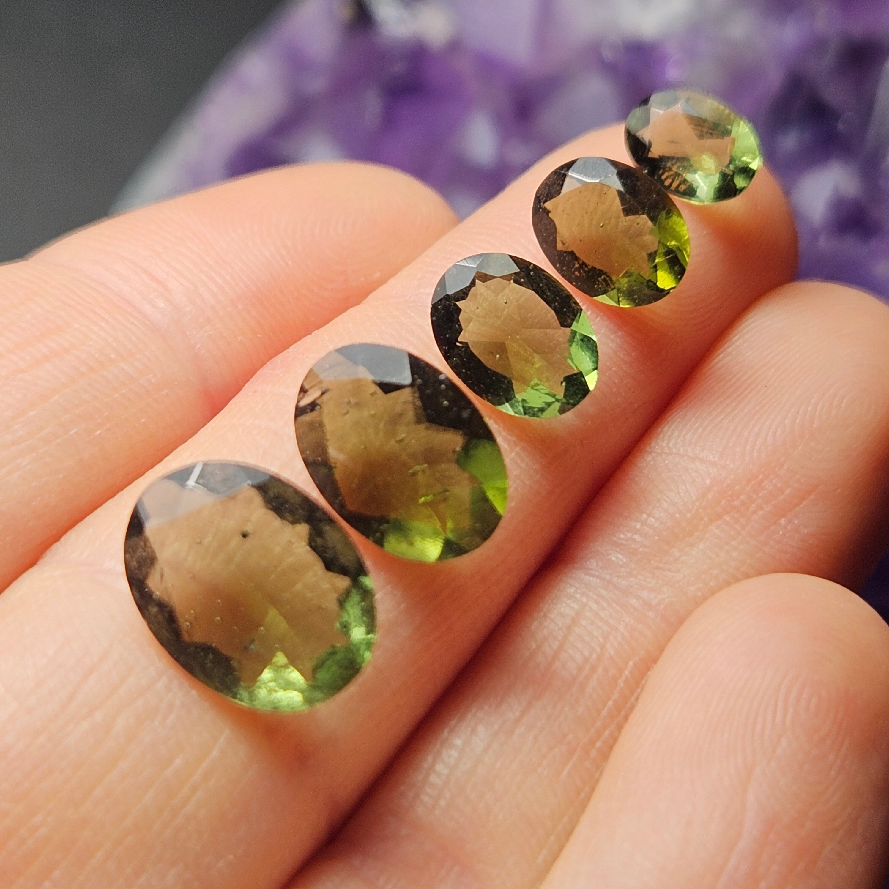 Polished Moldavite Stones