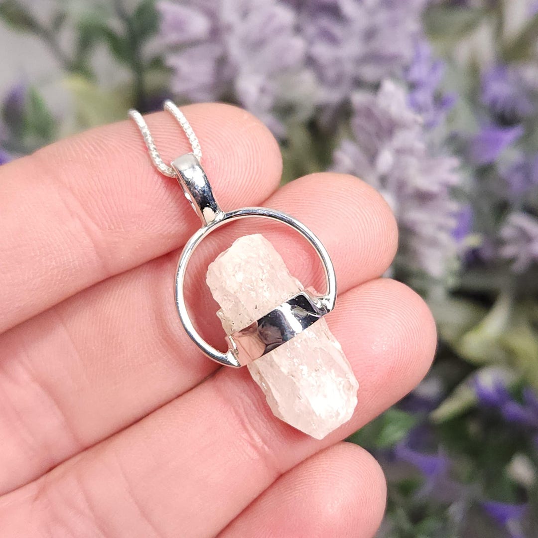 White Phenacite Pendant - Phenakite Crystal - Synergy 12 - Phenacite ...