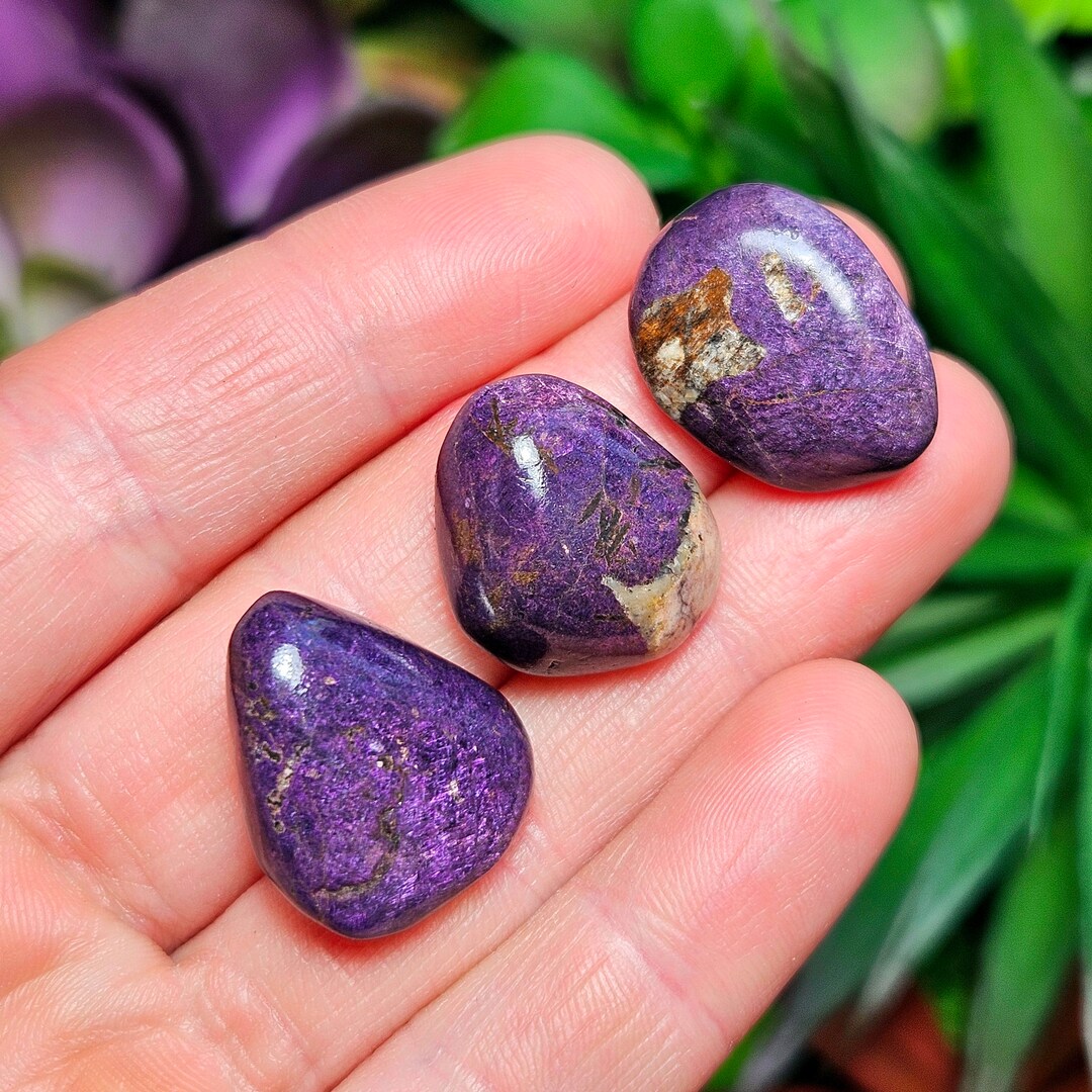 Purpurite Stone - Polished Purpurite - Purpurite Tumble - Purpurite ...