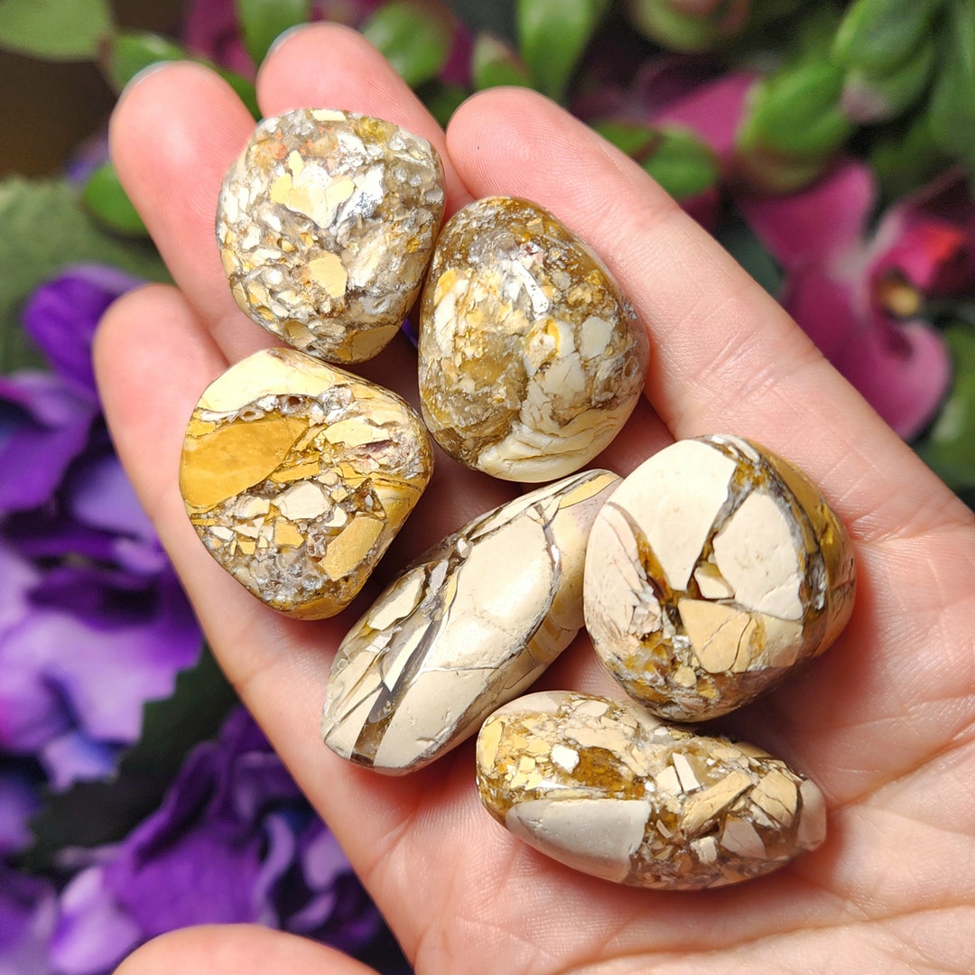 Brecciated Mookaite - Brecciated Jasper - Mookaite Jasper - Tumbled ...