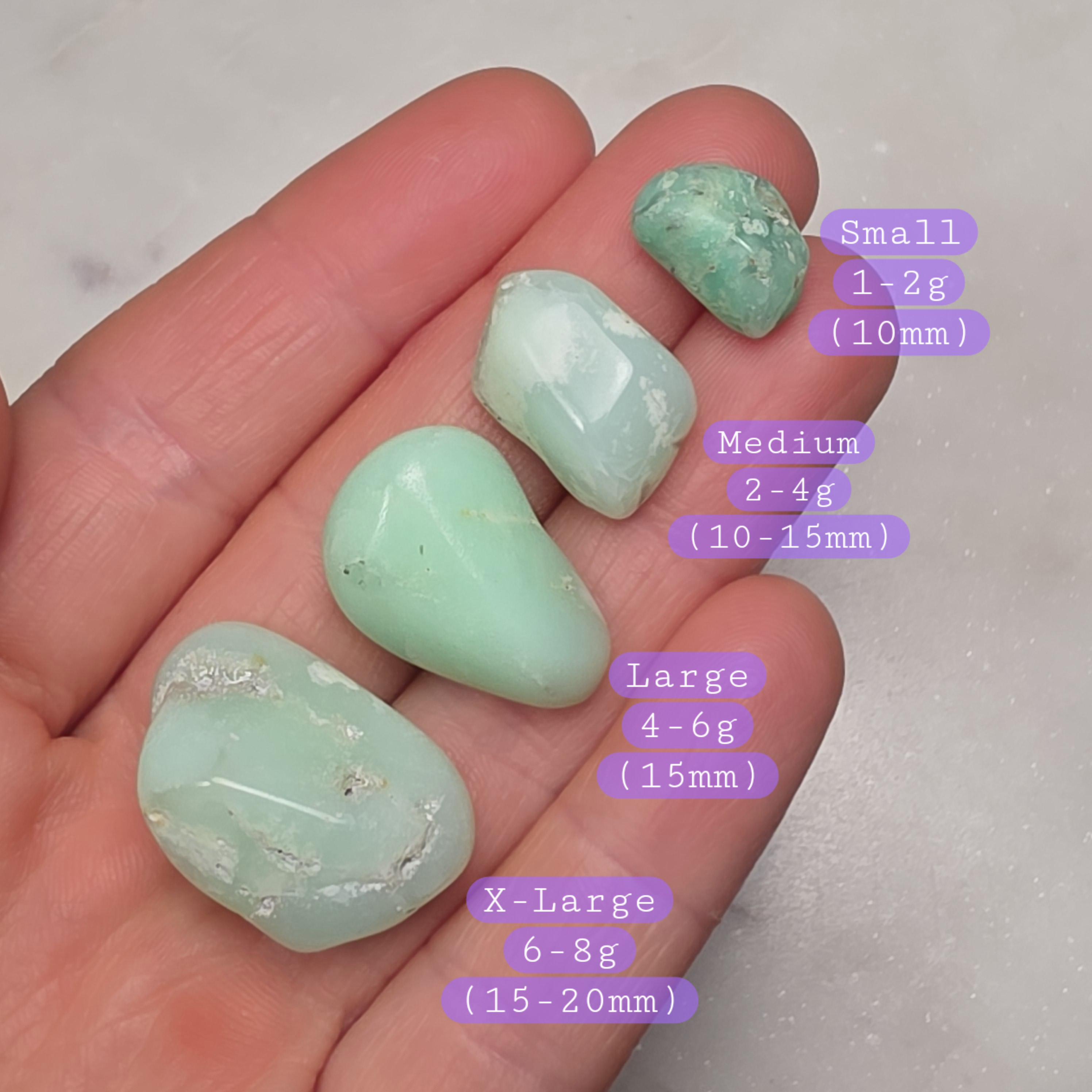 Australian Chrysoprase Crystal - Polished Chrysoprase - Tumbled ...