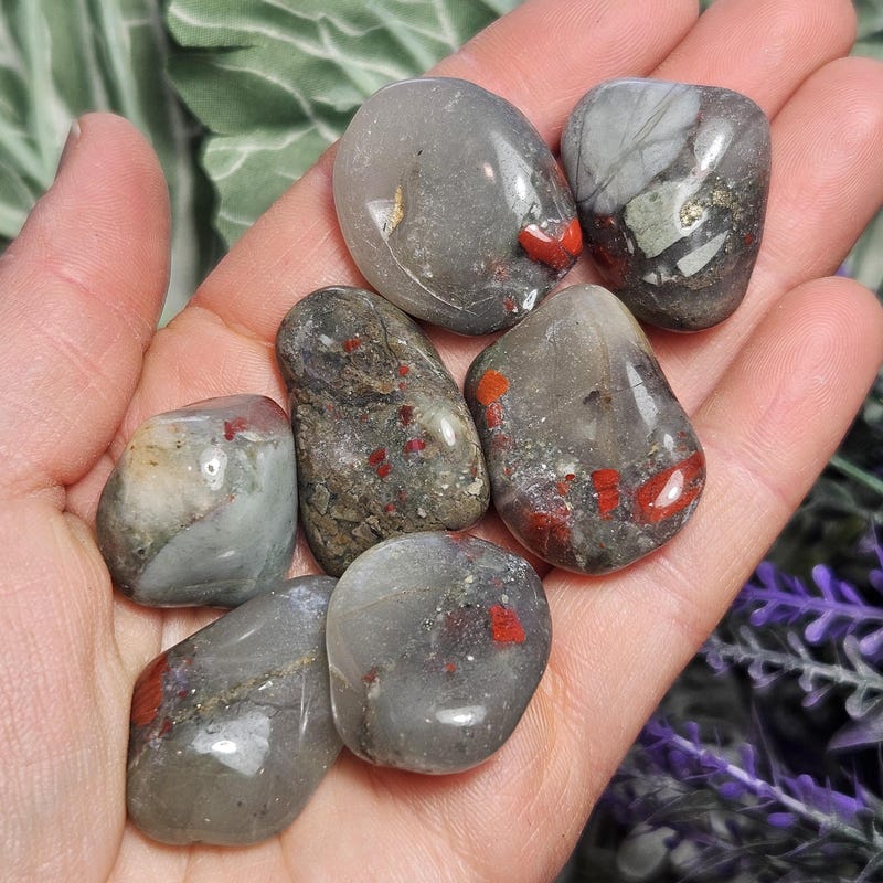Heliotrope Stone - Etsy
