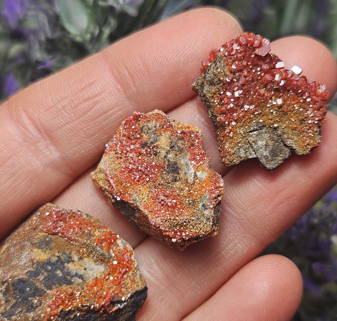 Vanadinite Cluster (arizona, USA) - Vanadinite Specimen - Vanadinite ...