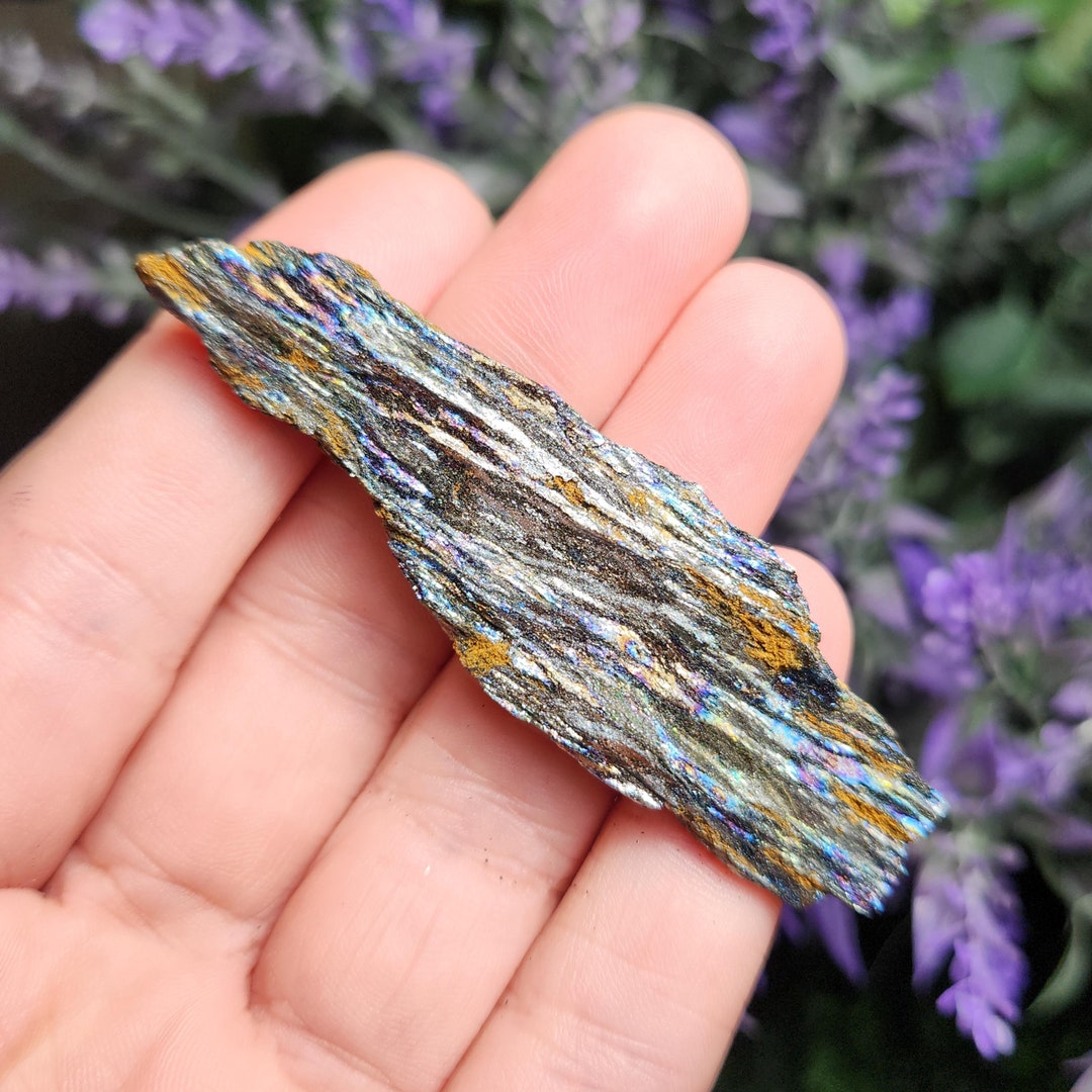 Rainbow Iridescent Hematite Specimen: Raw Hematite Crystal - Etsy