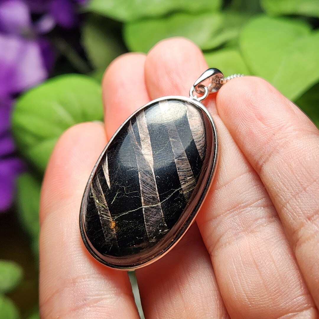 Hypersthene Pendant / Hypersthene Crystal / Hypersthene Jewelry ...