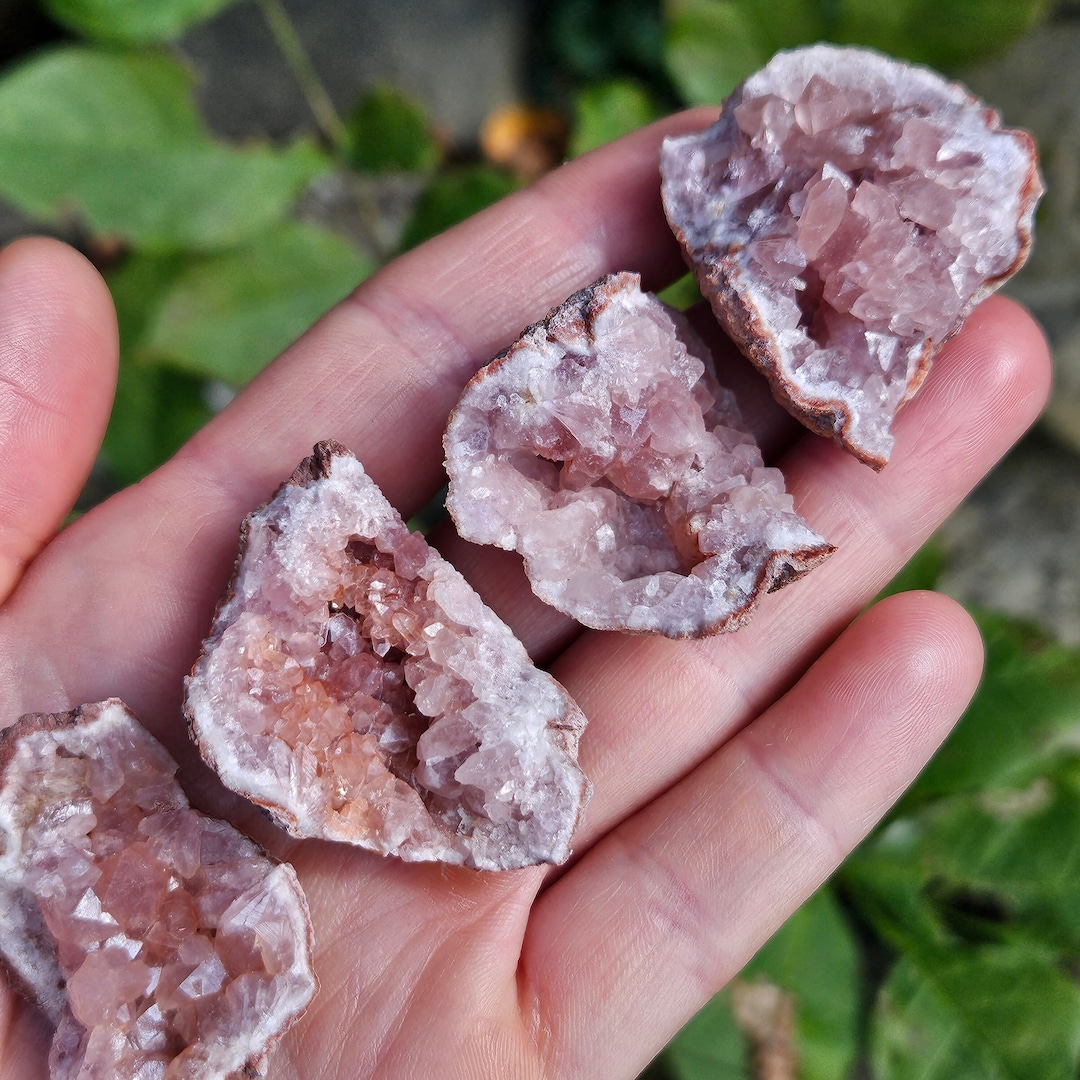 Pink Amethyst Geode - Pink Amethyst Stone - Pink Amethyst Cluster ...