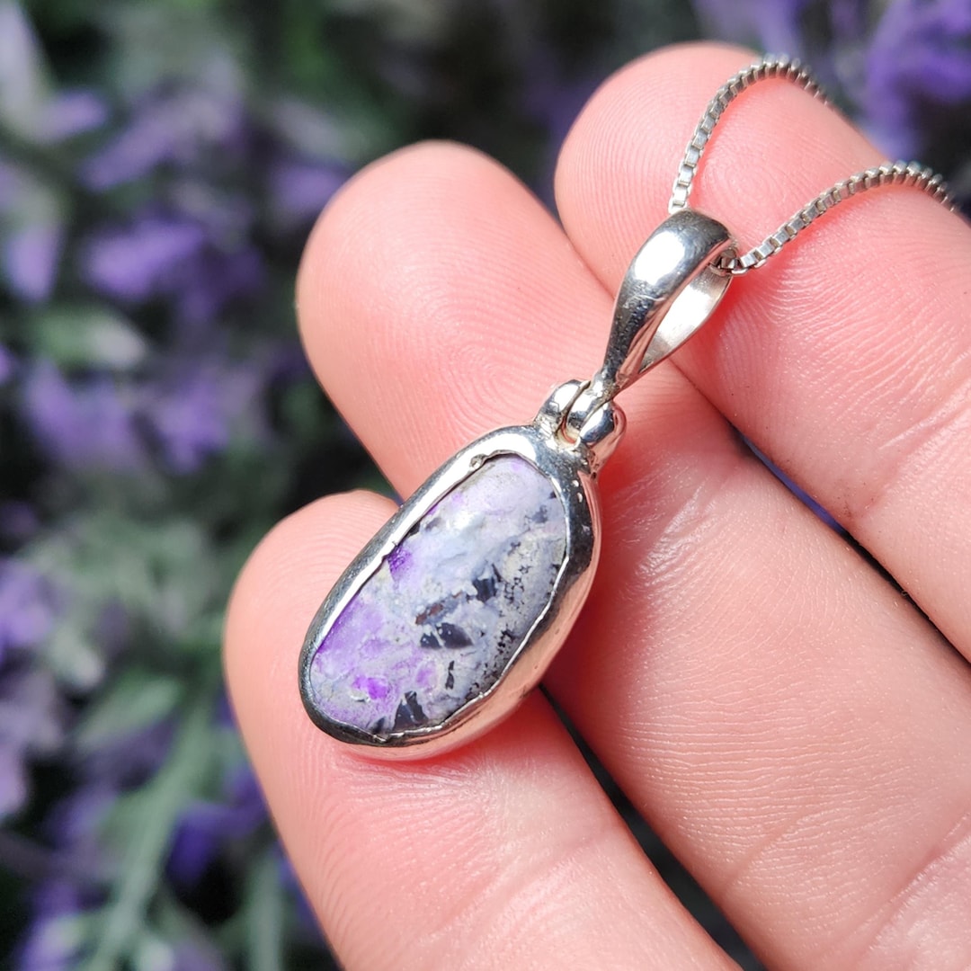 Sugilite Pendant - Sugilite Necklace - Sugilite Jewelry - Sugilite ...