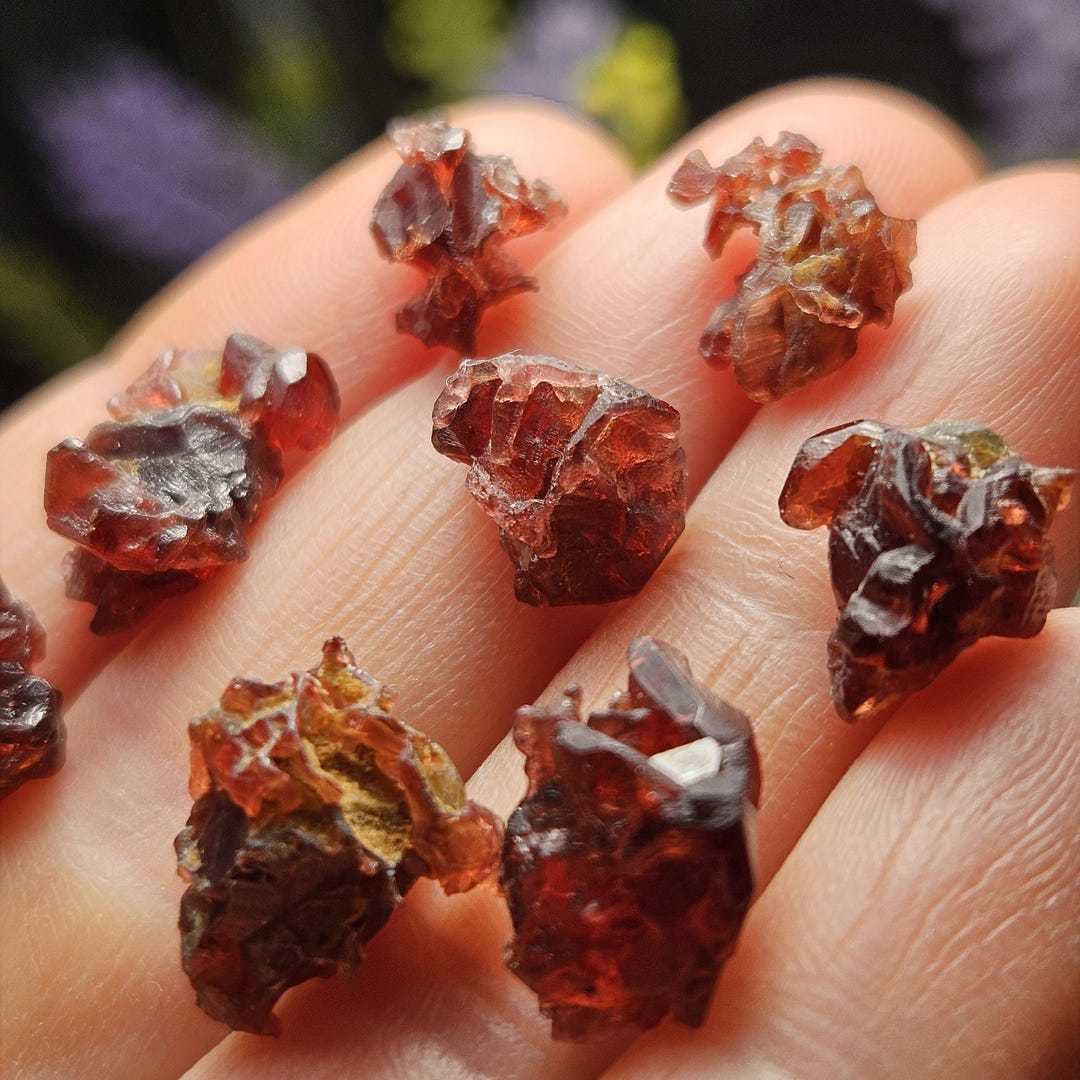 Skeletal Garnet - RARE Etched Garnet - Himalayan Garnet - Red Garnet ...