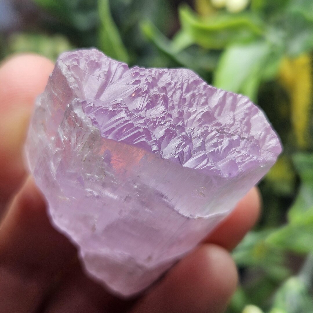 Etched Purple Kunzite - 39g Kunzite - Kunzite Crystal - Kunzite ...