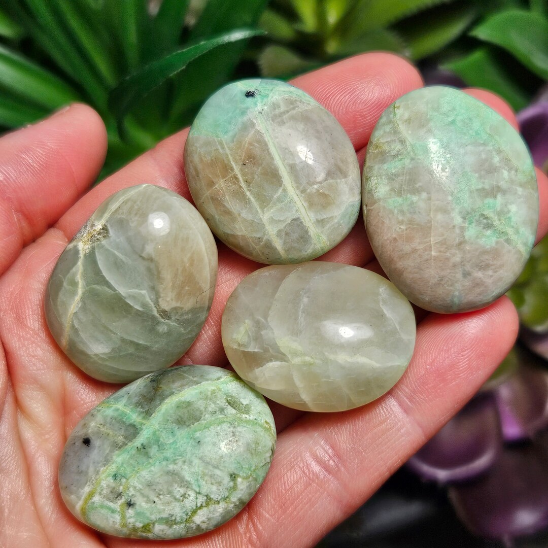 Green Moonstone - Moonstone Tumble - Polished Moonstone - Green ...
