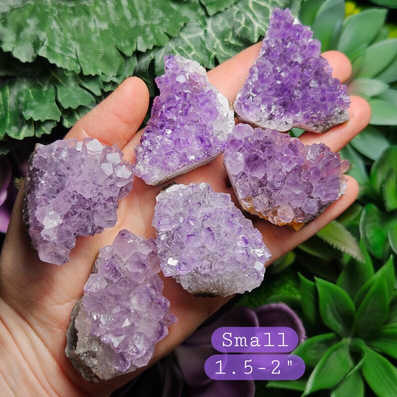 Raw Amethyst Cluster: Natural Crystal Specimen, Home Decor - Etsy