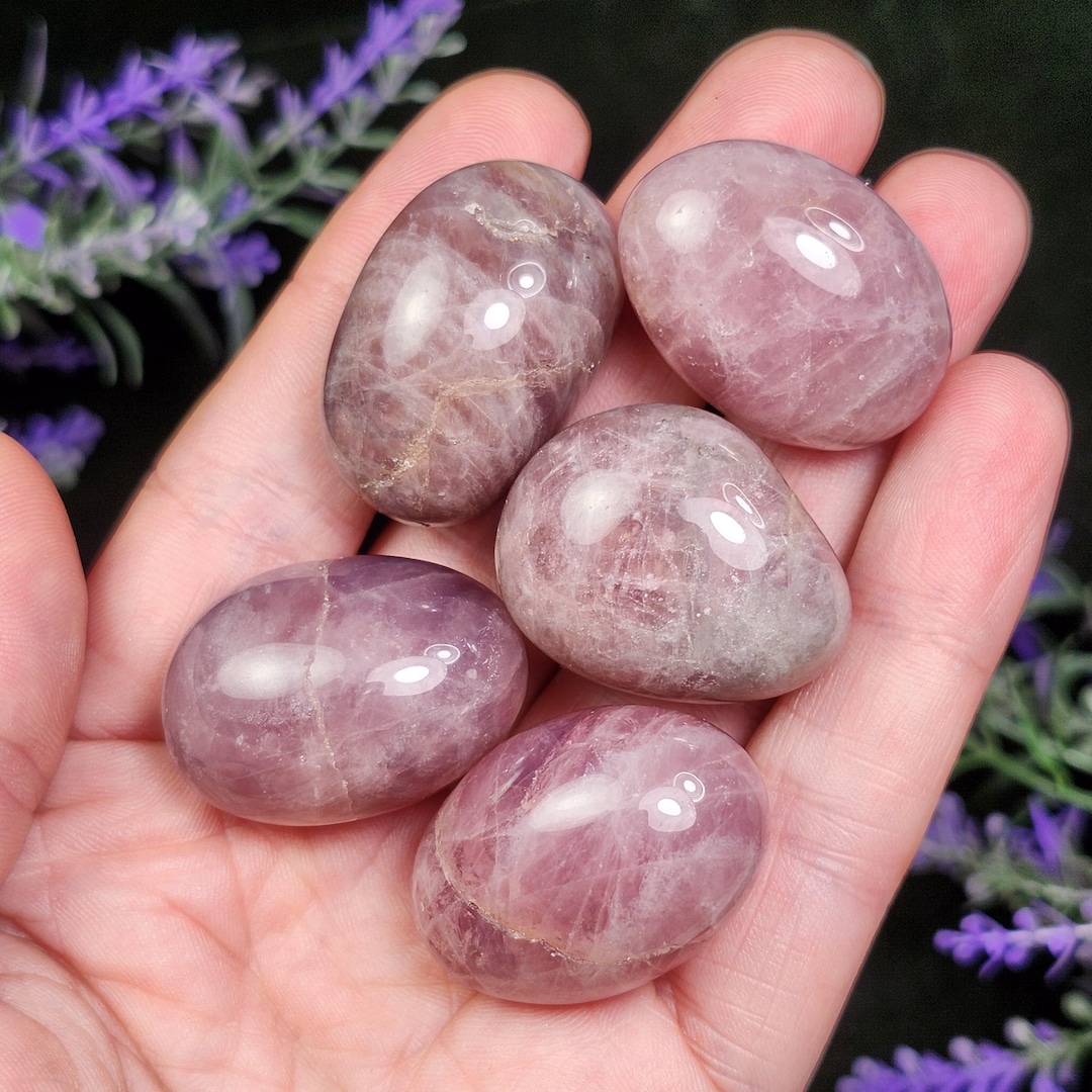 Purple Rose Quartz Crystal - Rose Quartz Crystal - Polished Rose Quartz ...