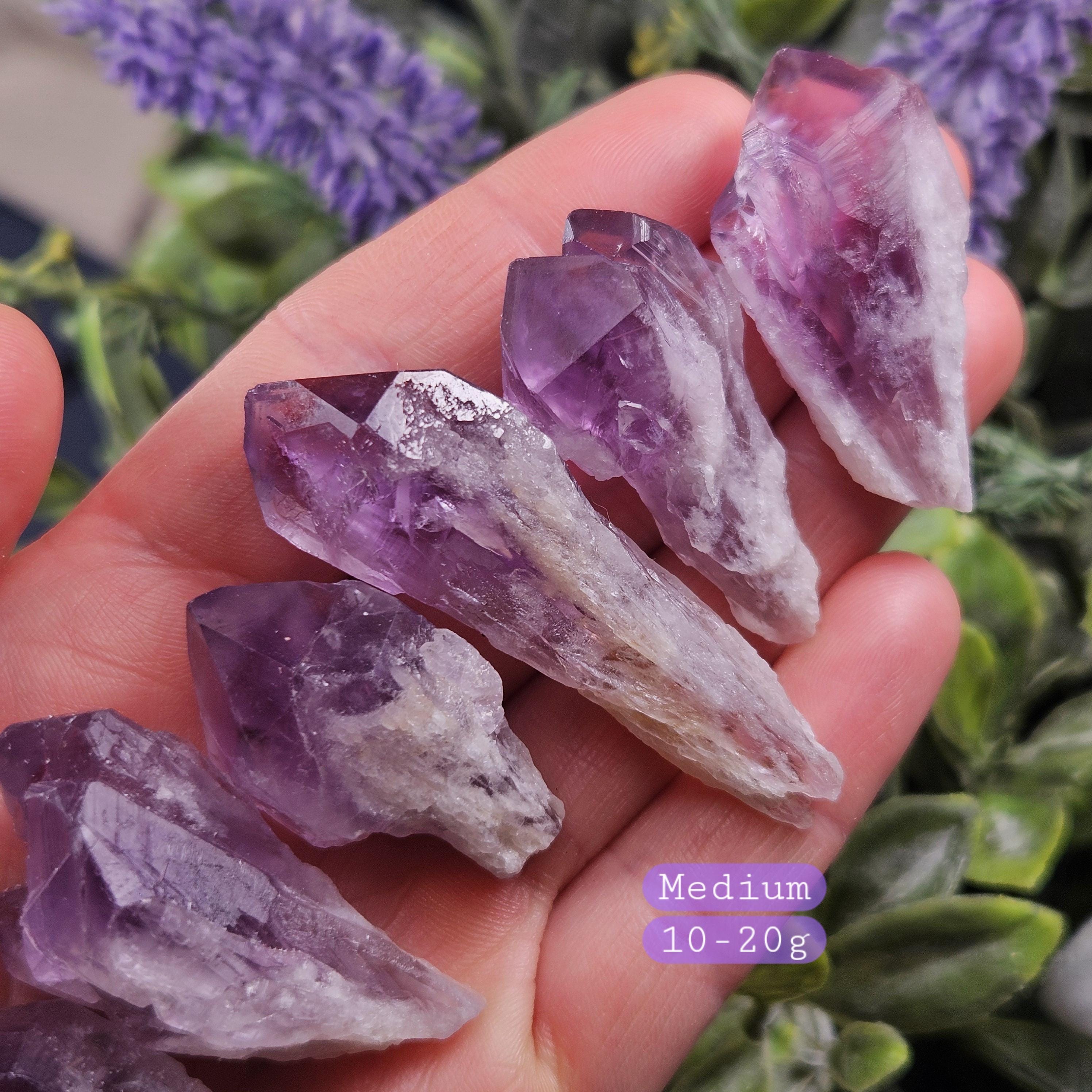 Amethyst Root Crystal - Bahia Amethyst Points - Dragons Tooth Amethyst ...