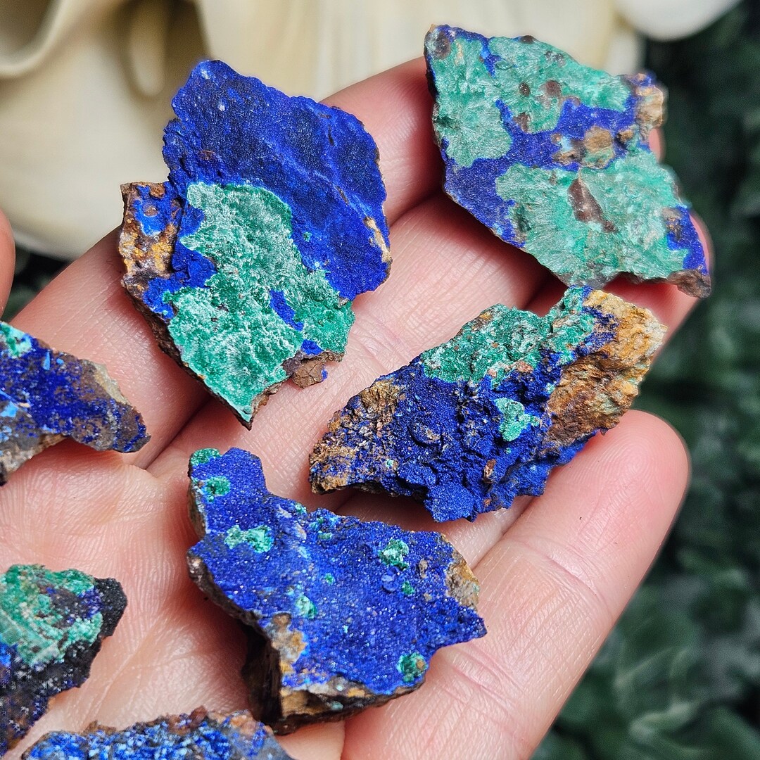 Azurite & Malachite Specimen Raw Azurite Malachite Raw Azurite Blue ...