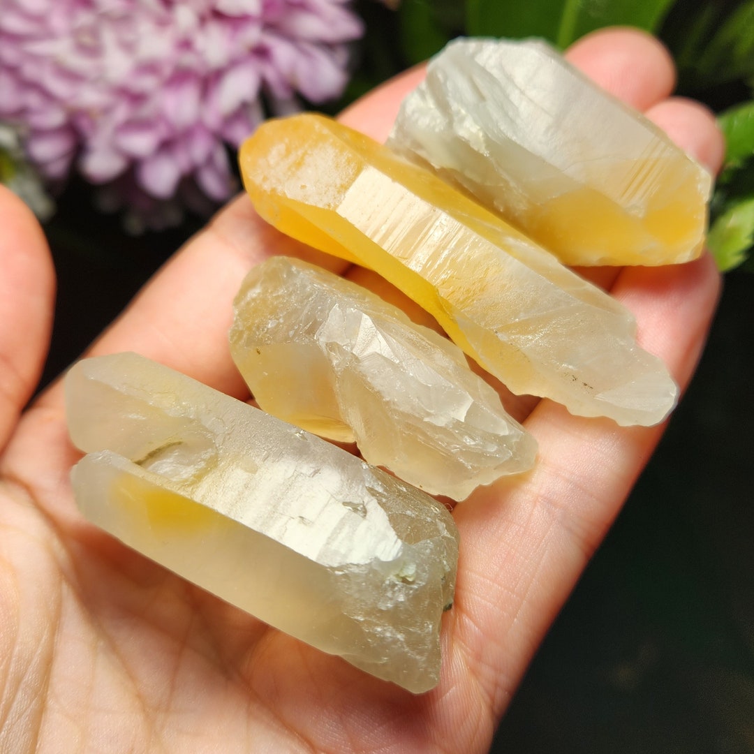 Mango Quartz Crystal - Halloysite in Quartz - Quartz Crystal - Mango ...