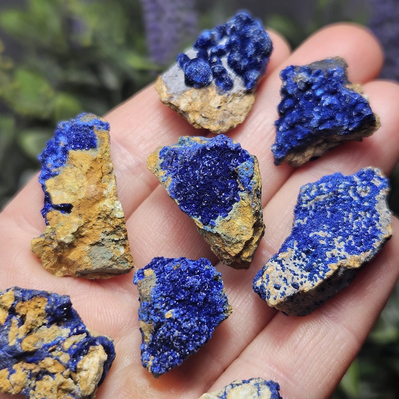 Raw Azurite Crystal Specimen: Blue Azurite Malachite - Etsy