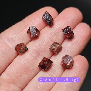 Red Zircon Crystal Specimen: Geometric Tetragonal Stones - Etsy