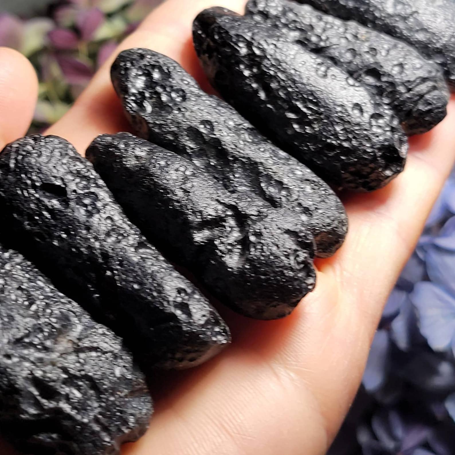 Tibetan Tektite / Black Tektite / Home Decor / Metaphysical / - Etsy