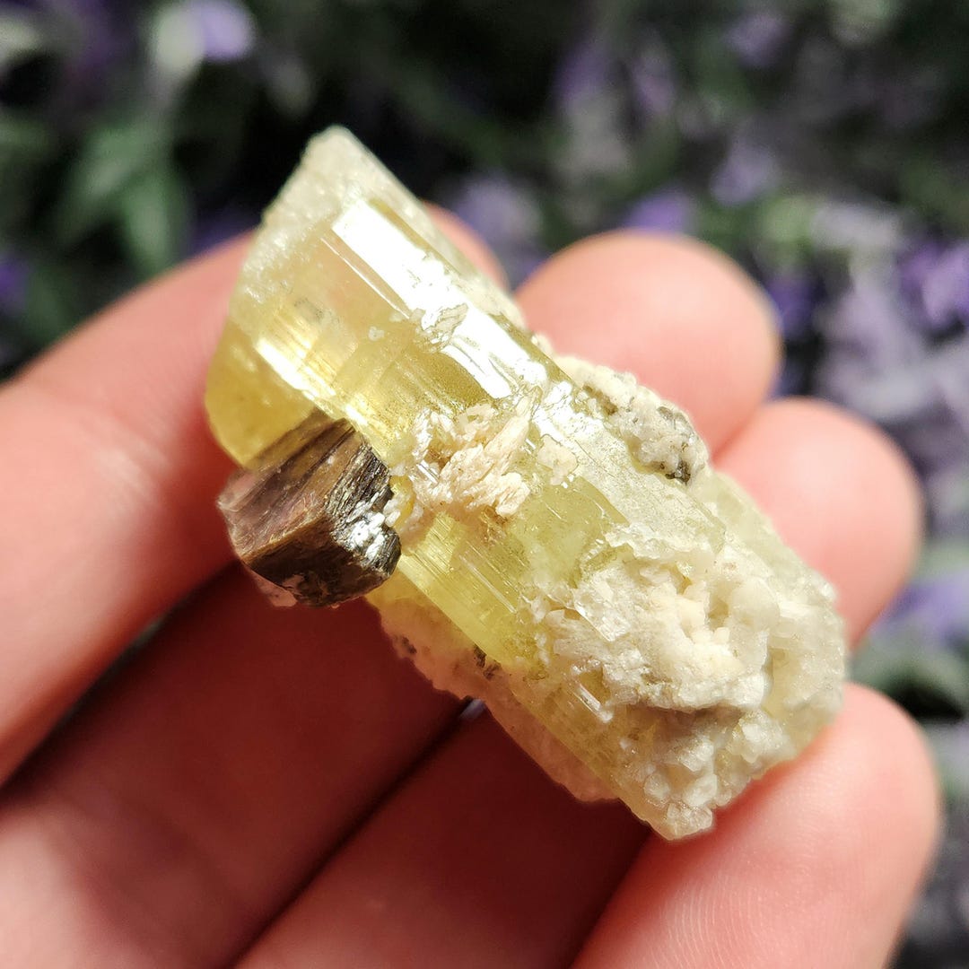 Heliodor Crystal - 15.9g AAA Heliodor Beryl - Golden Beryl - Heliodor ...