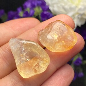 Brazilian Citrine Crystal: Tumbled Polished Stone - Etsy