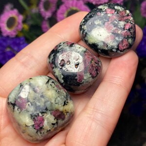 Eudialyte Crystal - Polished Eudialyte - Tumbled Eudialyte - Eudialyte ...