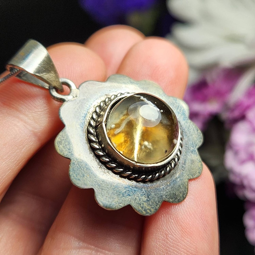 Libyan Desert Glass Pendant / Libyan Desert Glass / Libyan Gold Tektite ...