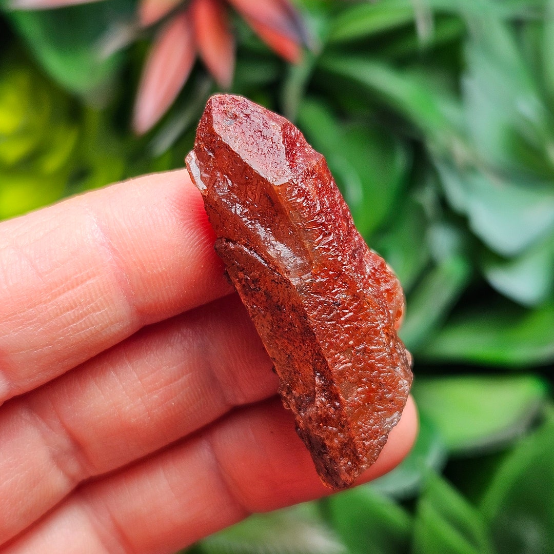 Red Quartz Crystal - Red Dragon Quartz - Hematite Quartz - Red Dragon ...