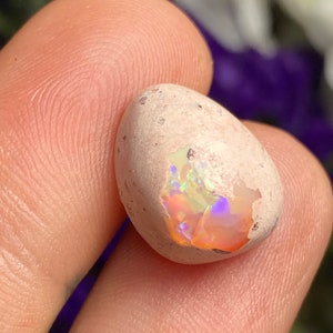 Mexican Fire Opal Crystal - Fire Opal Cabochon - Polished Mexican Fire ...