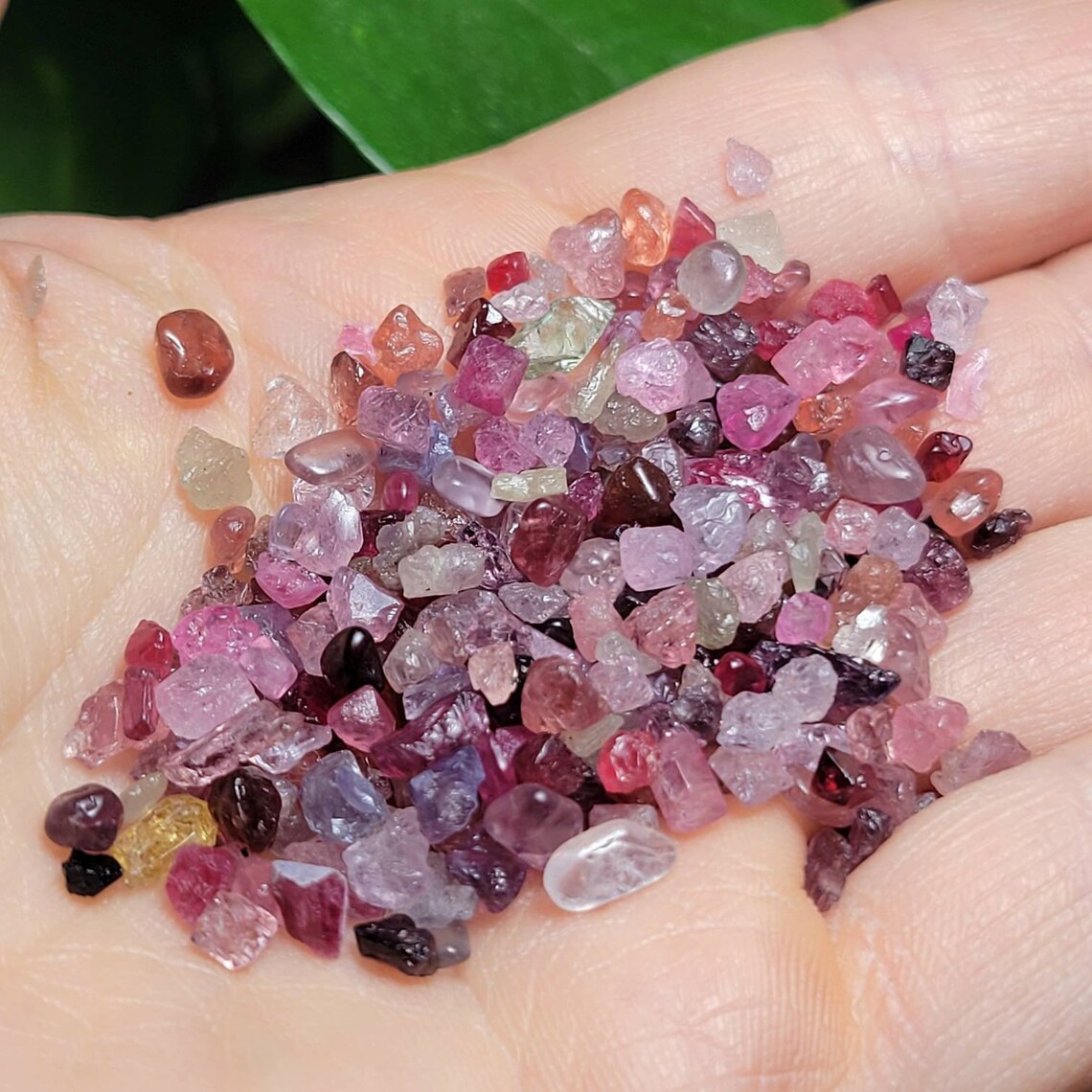 Spinel Crystal Jar / Raw Spinel / Red Spinel / Pink Spinel / - Etsy