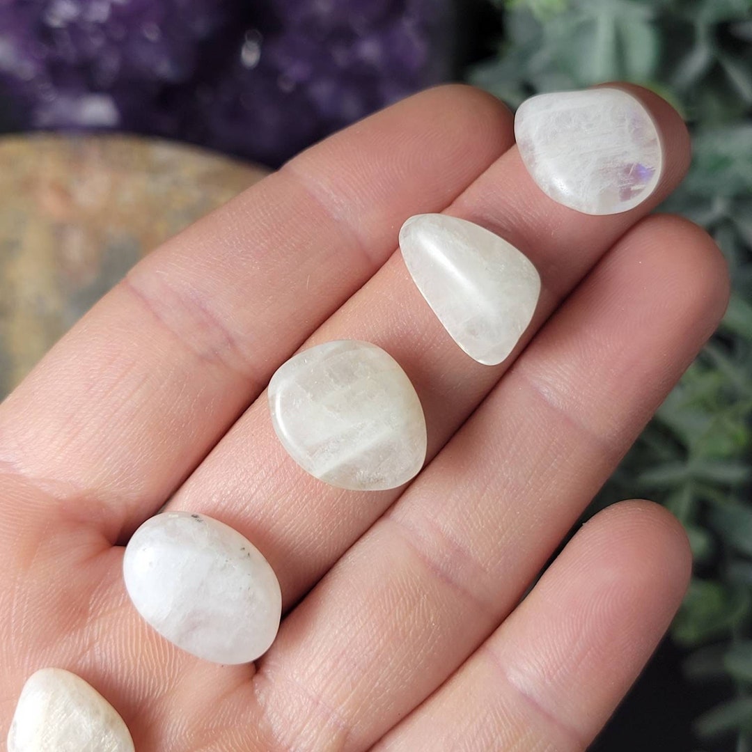 Moonstone Crystal - Moonstone Stone - Moonstone Polished - Tumbled ...