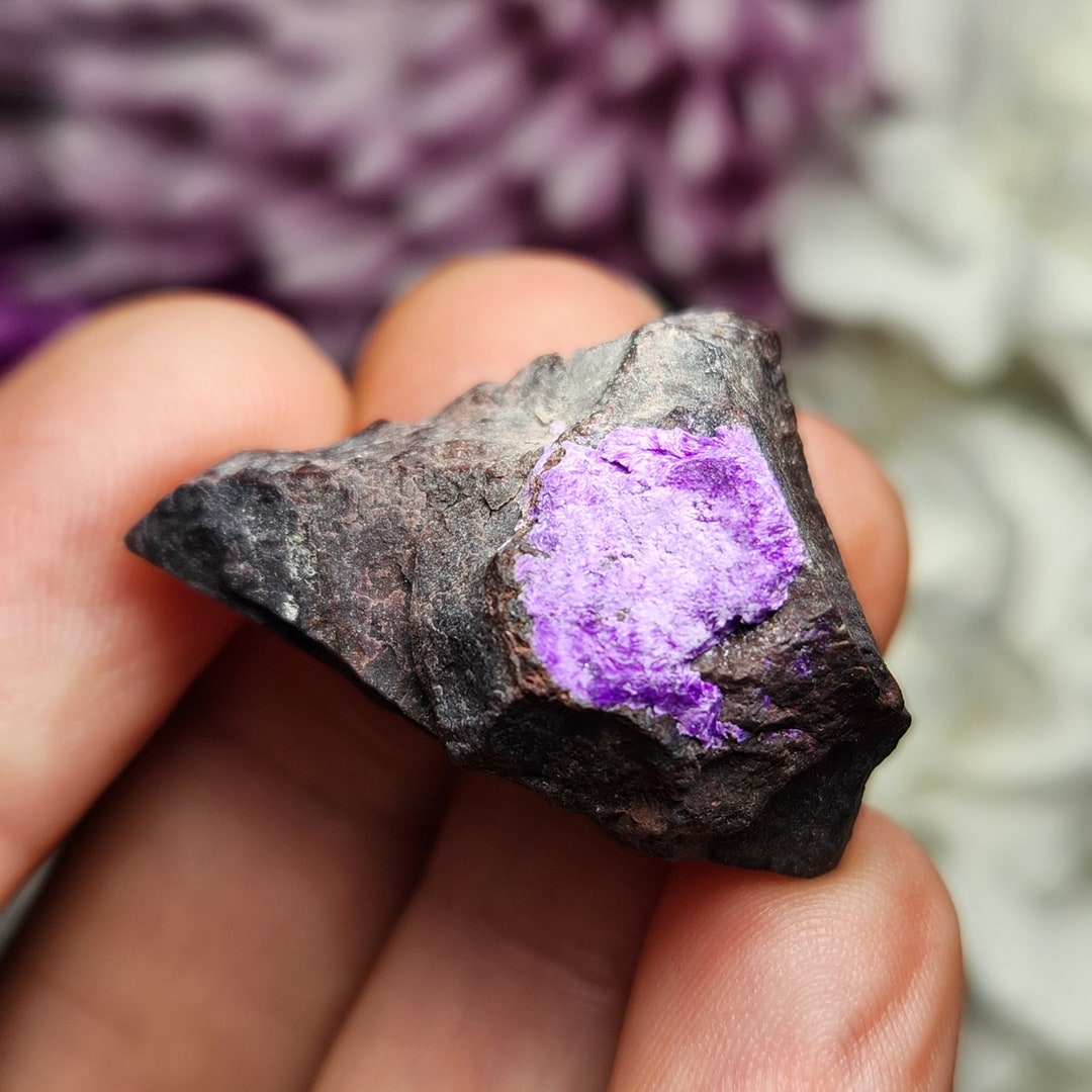 Fibrous Sugilite Crystal - Purple Sugilite - Rough Sugilite - Sugilite ...