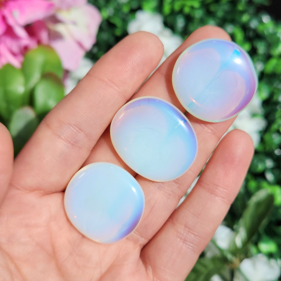 Opalite Crystal - Opalite Stone - Opalite Tumble - Polished Opalite - Opalite Coin - Tumbled ...