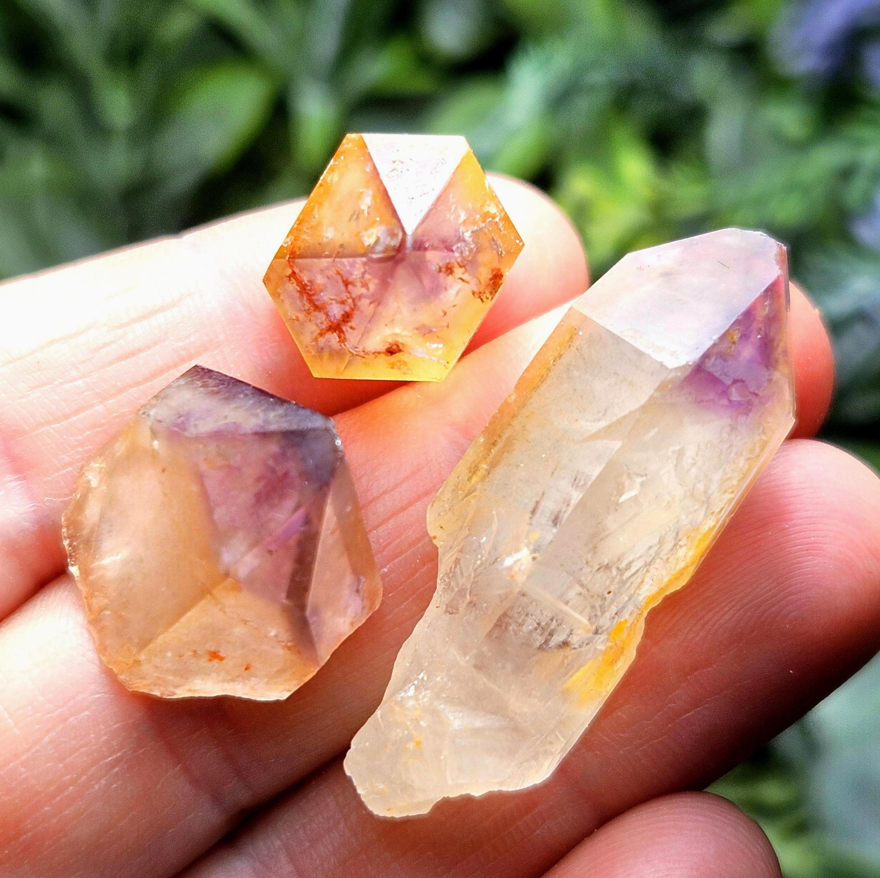 Trapiche Gold Amethyst Quartz - Ametrine Trapiche - Phantom Crystal ...