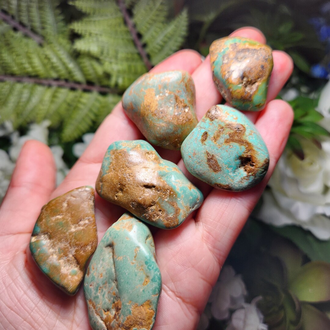 Natural Turquoise Stone / Natural Turquoise / Tumbled Turquoise ...