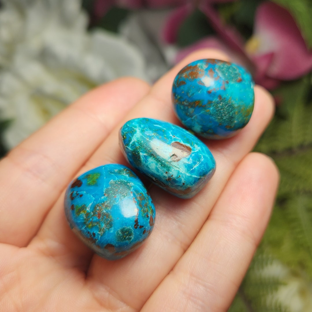Chrysocolla Specimen - Chrysocolla Stone - Chrysocolla Tumbles ...