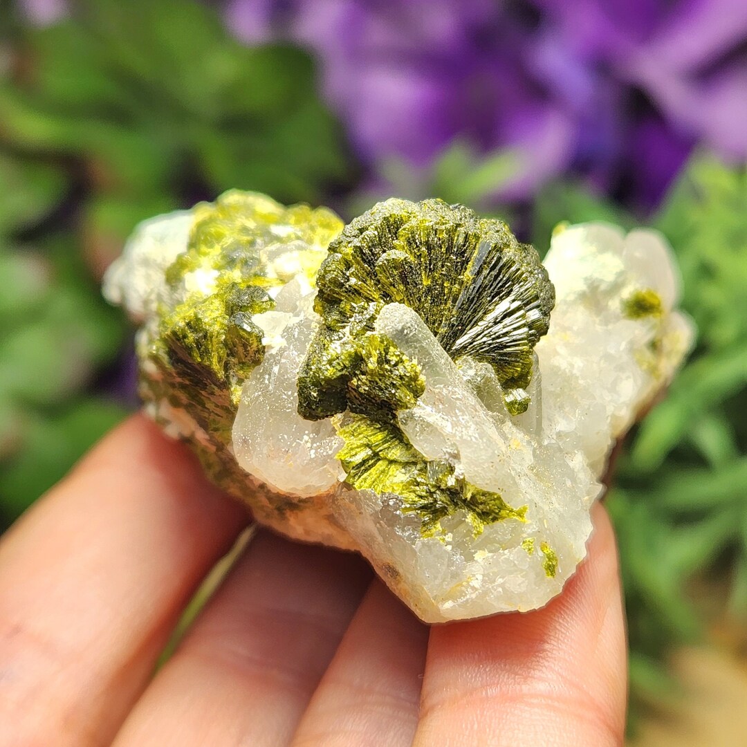 Epidote Cluster / Epidote Quartz / Epidote Crystal / Dream Quartz ...