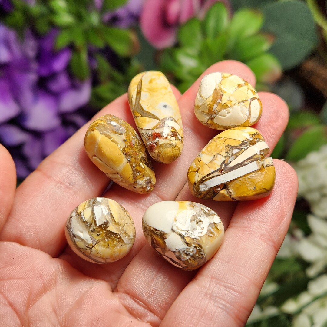 Tumbled Brecciated Mookaite Jasper: Polished Healing Crystal - Etsy