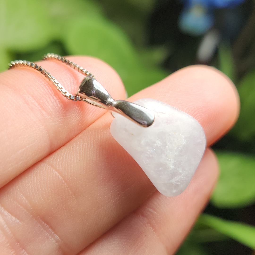 Natrolite Pendant / Natrolite Crystal / Natrolite Necklace / Natural ...