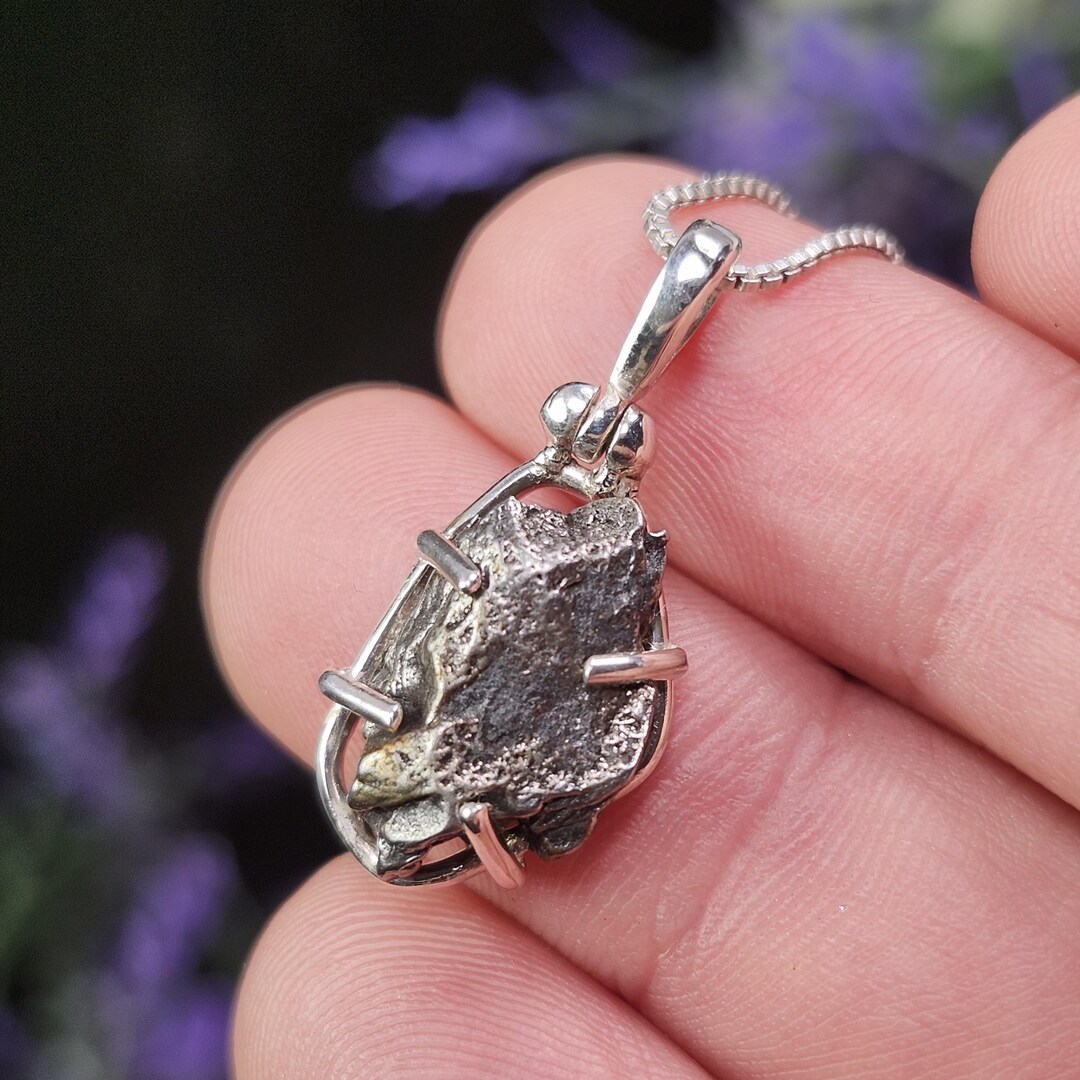 Campo Del Cielo Meteorite Pendant - Argentinian Meteorite Necklace ...