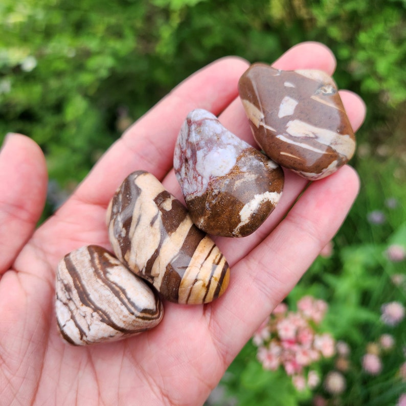 Red Zebra Jasper - Zebra Jasper Tumbled - Zebra Jasper Stone - Polished ...