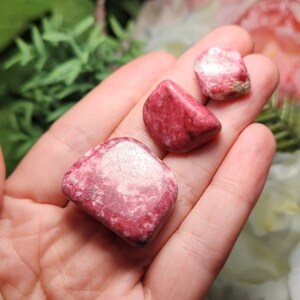 Polished Pink Thulite Crystal Specimen: Norwegian Rosaline Zoisite - Etsy