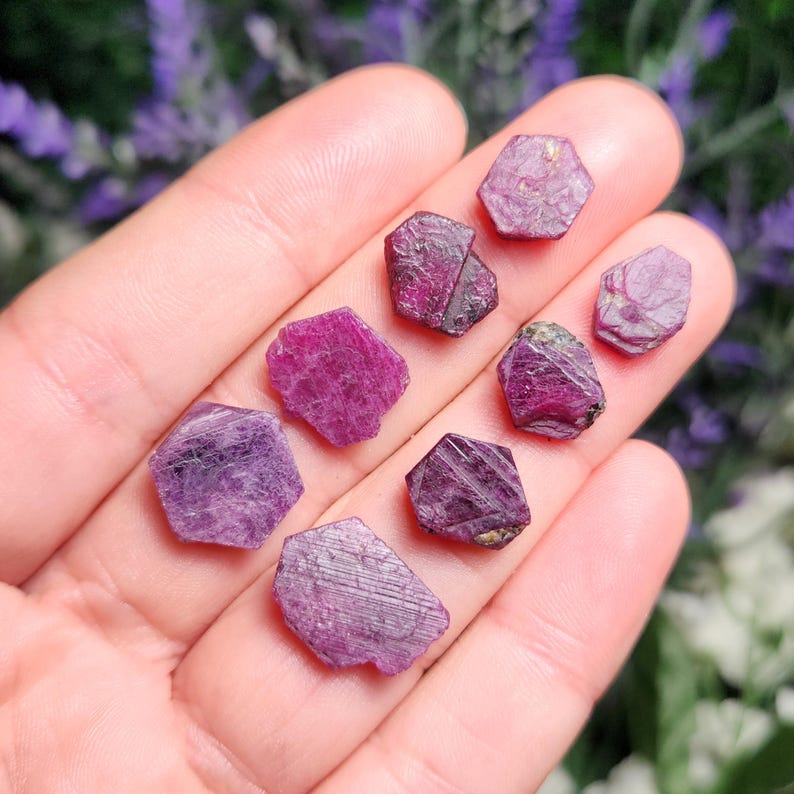 Pigeon Blood Red Ruby - UV Reactive - Red Ruby Stone - Ruby Specimen ...