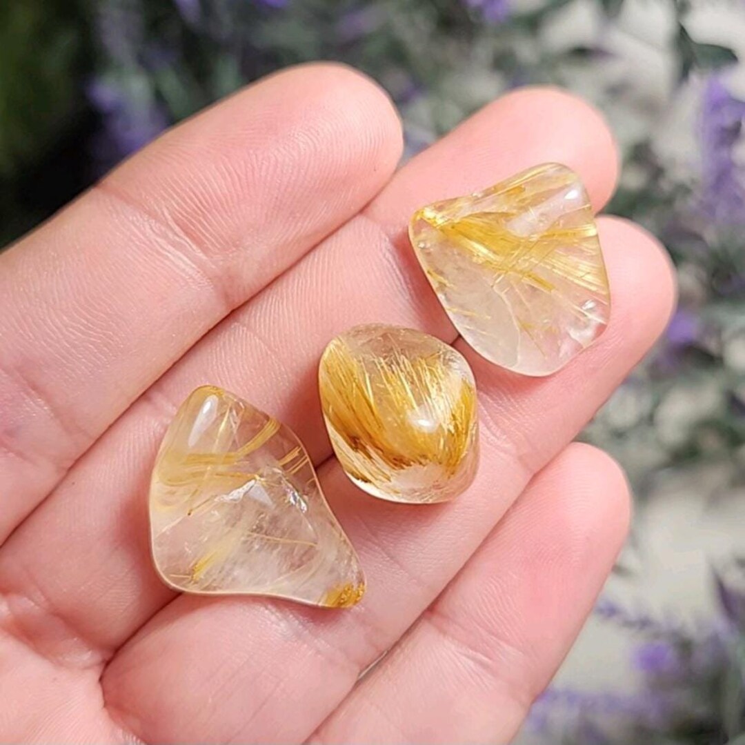 Rutilated Quartz - Golden Rutilated Quartz - Clear Quartz - Rutilated ...