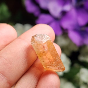 Tangerine Quartz - Quartz Crystal - Orange Quartz - Hematite Quartz ...