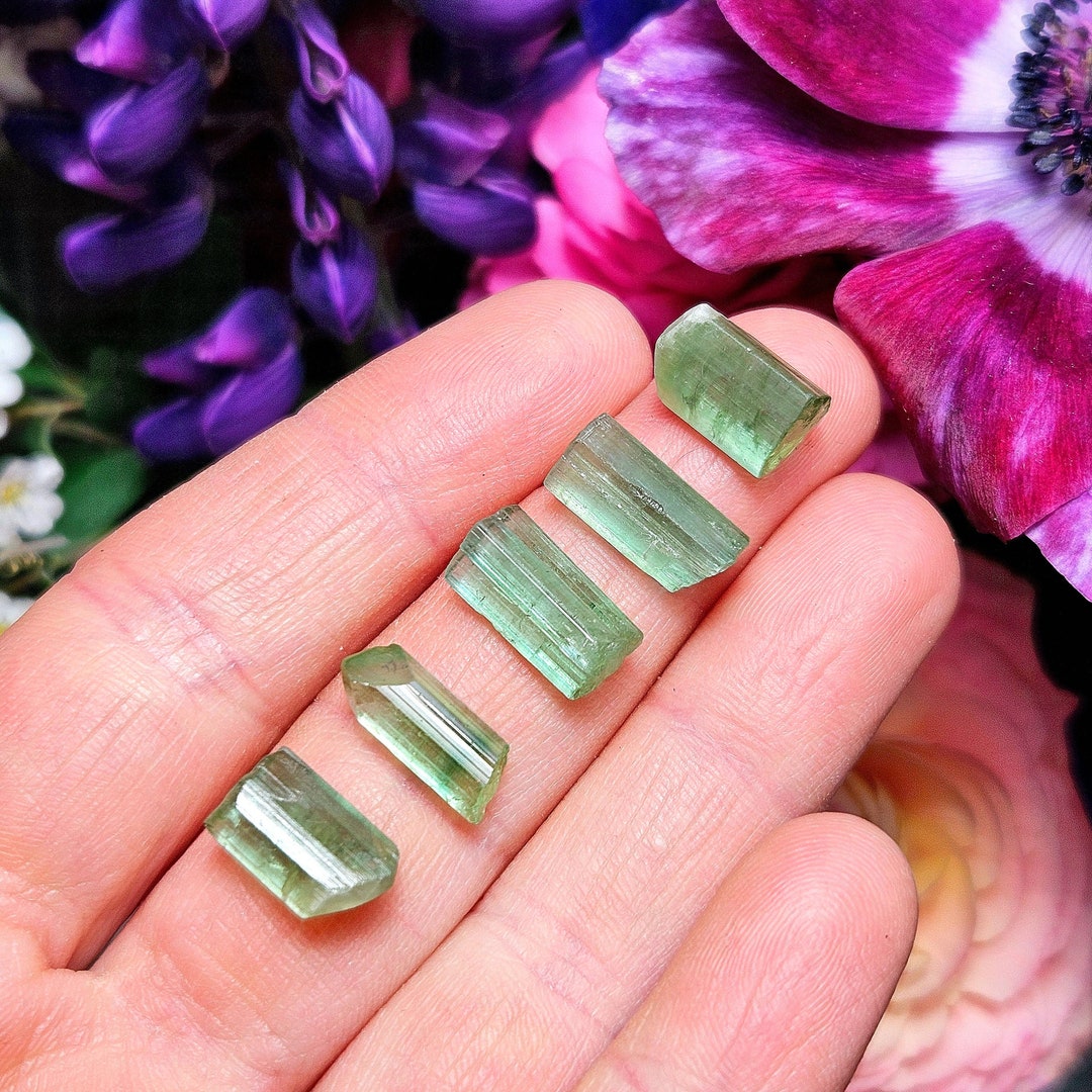 Green Tourmaline Crystal - Terminated Tourmaline - Tourmaline Crystal ...
