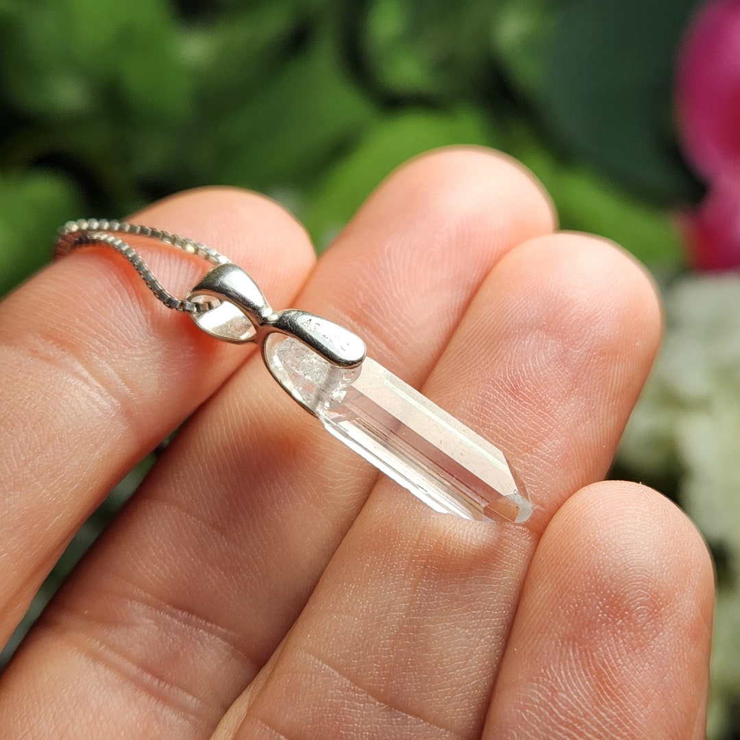 Danburite Pendant - Danburite Crystal - Danburite Necklace - Danburite Jewelry - Synergy 12 ...