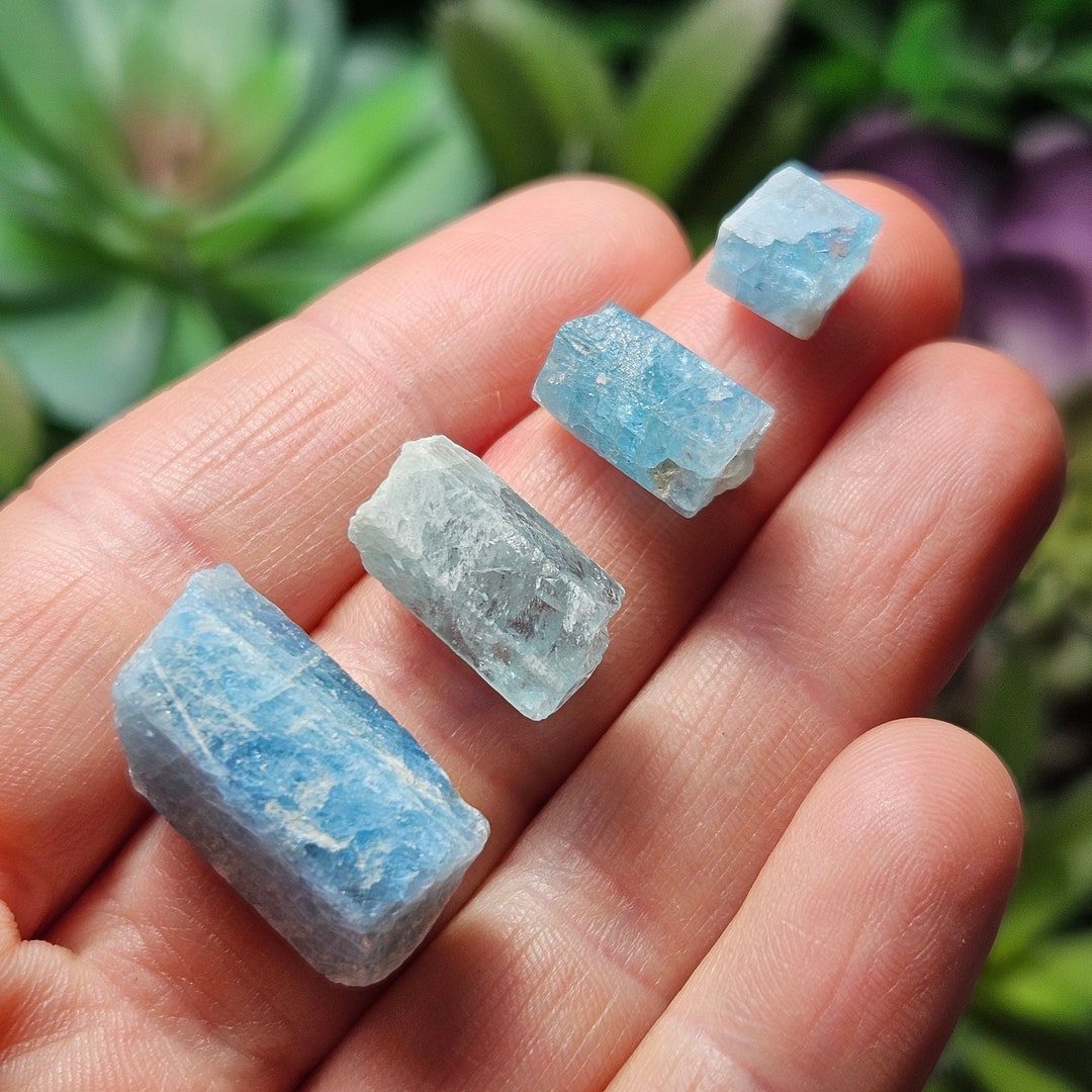 Aquamarine *OLD STOCK* Crystals - 1990's Zambian Aquamarine - Etsy