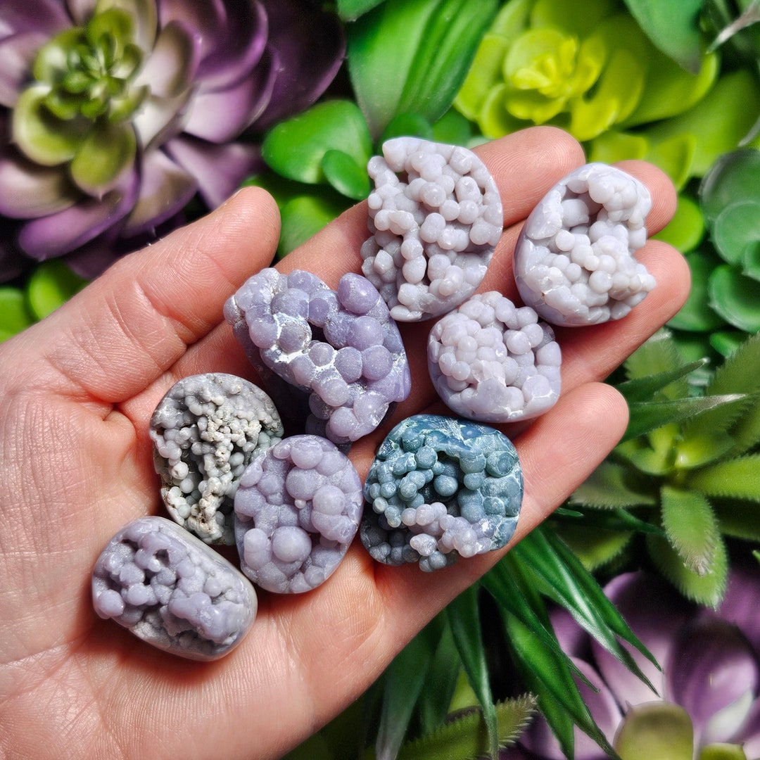 AA Grape Agate Tumble - Purple Grape Agate - Polished Agate - Grape ...