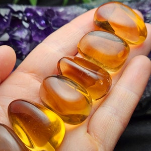 Orange Obsidian Crystal - Polished Obsidian Crystal - Obsidian Stone ...